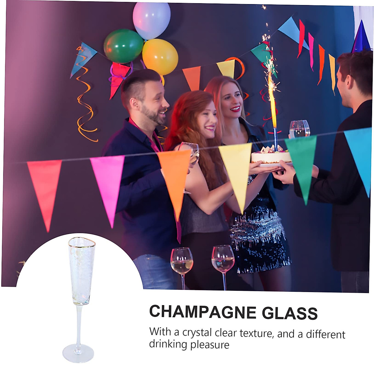 Gogogmee 1pc Glass Mojito Glasses Glass Party Wine Cups Martini Cups Dessert Glasses Goblet Toasting Glasses Vintage Glasses Crystal Glass Dinner Party European Style