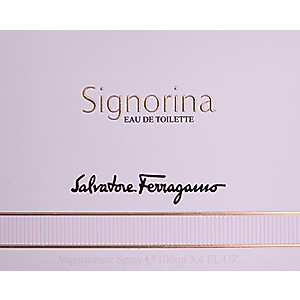 Salvatore Ferragamo Eau de Toilette Spray for Women, 3.4 Ounce