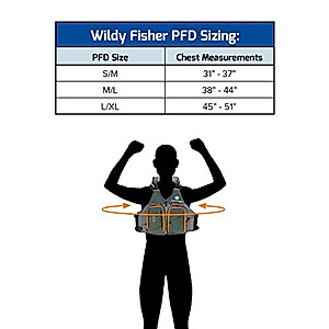 Wilderness Systems Fisher Kayaking Life Jacket | Easy Access Zippered Pockets Zippered Pockets | USCG Approved PFD - UL Type 5 Paddle Sports Life Vest | Large/X-Large, Gray (8070135)