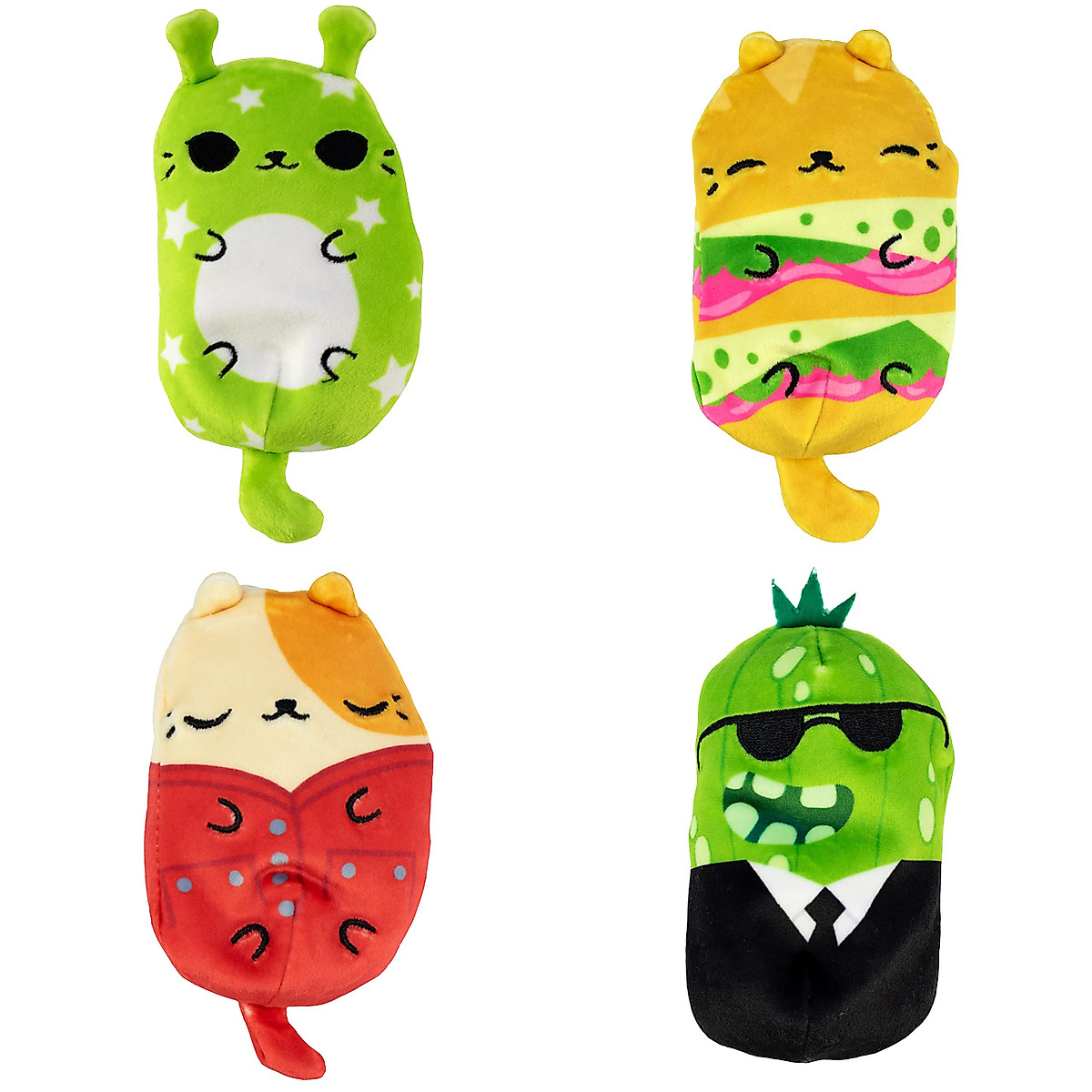 Cats vs Pickles 12pk 4 inch Bean Filled Plushies Assortment Number 10