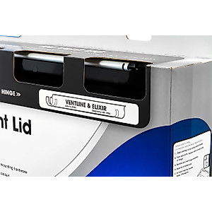 Camco 40178 Replacement Vent Lid (Ventline (pre 2008) & Elixir (Since 1994) Black Unbreakable Polycarbonate)