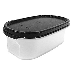 Tupperware Modular Mates Oval #1 (2 cup size) with Black Seal