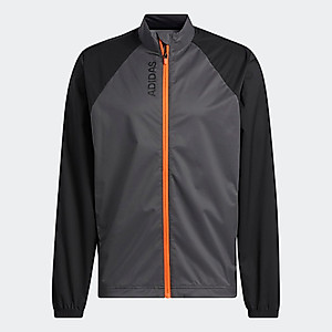 adidas Men's Standard Provisional Rain Jacket, Black, Large