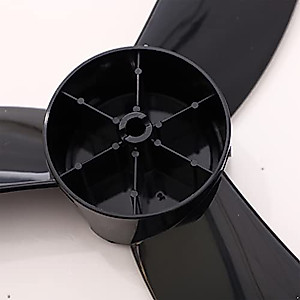 Zaldita Plastic Fan Blade Replacement for Standing Pedestal Fan Table Fanner General Accessories with Nut Cover Type K 18 Inch