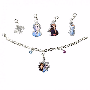 Frozen 2 Girls Add A Charm Bracelet Gift Set 6pc