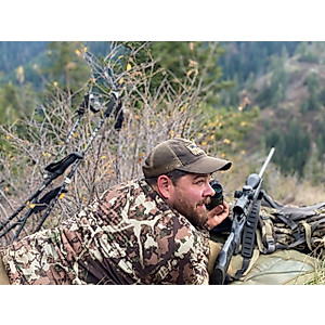 First Lite Men's Uncompahgre 2.0 Puffy Jacket - Lightweight Insulated Camo Hunting Coat - First Lite Fusion - X-Large