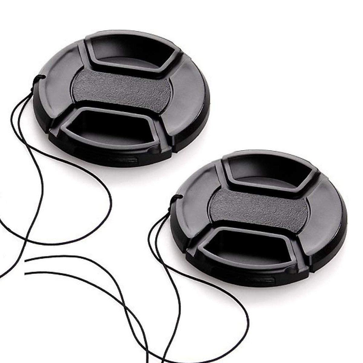 52mm Lens Cover Cap Compatible for Nikon D5300 D3300 w/NIKKOR AF-S 18-55mm Lens, Compatible for Canon R3 RP w/RF 35mm f/1.8 Lens (2 Pack)