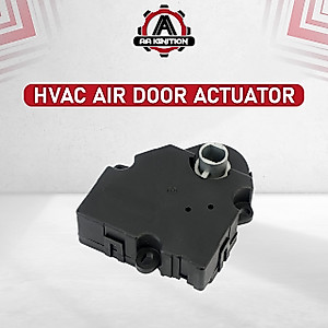 HVAC Air Door Actuator - Replaces 15-73989, 604-140, 20826182, 1573989 - Compatible with Chevy Traverse 09-12, GMC Acadia 07-12, Buick Enclave 2008-2012 - AC Heater Blend Mode Actuator