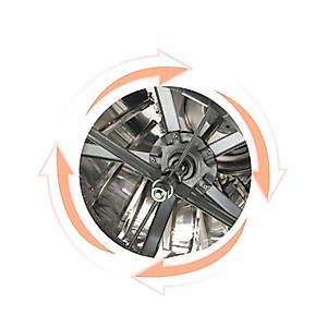 6 Inch Roof Round Wind Turbine Cap Vent Roof Vents Exhaust Hood, 304 Stainless Steel Automatic Rotation by Wind/air Flow Galvanized Bracket Energy Saving for Houses Factory Kitchen Chimney Industrial