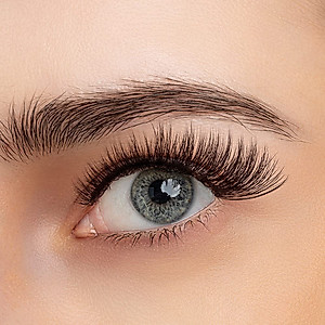 BEYELIAN Cluster Lashes, DIY Eyelash Extension Individual False Eyelashes Extension Natural Look Reusable Glue Bonded Super Thin Clear Band 24 Lash Clusters (Style4 0.07 Mix Clear Band)