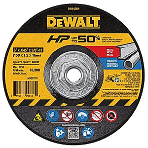 DeWalt DW8426H 6" x .045" x 5/8"-11 Metal Cutting Wheel