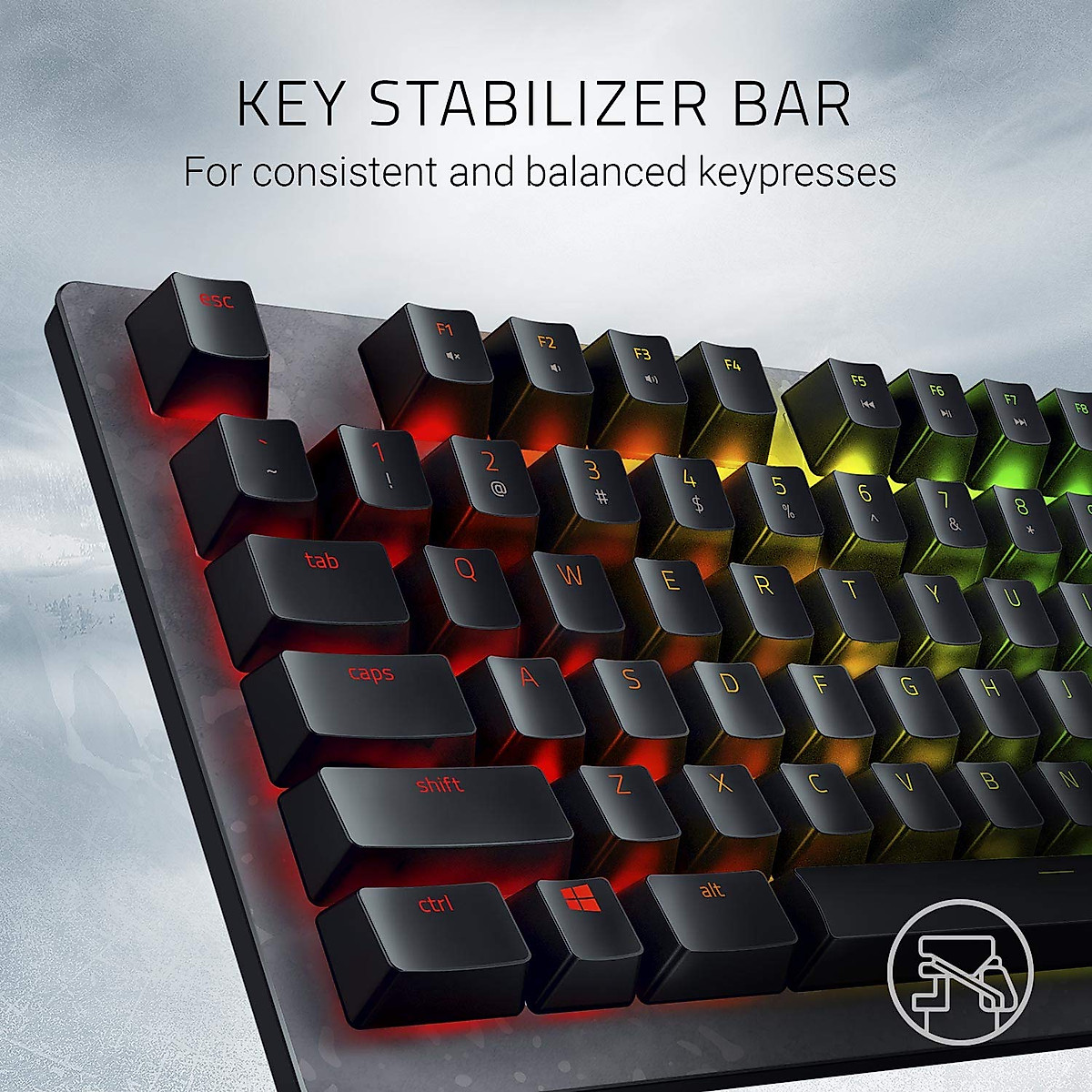Razer Huntsman Gaming Keyboard: Fastest Keyboard Switches Ever, Clicky Optical Switches, Customizable Chroma RGB Lighting, Programmable Macro Functionality, Gears of War 5 Edition