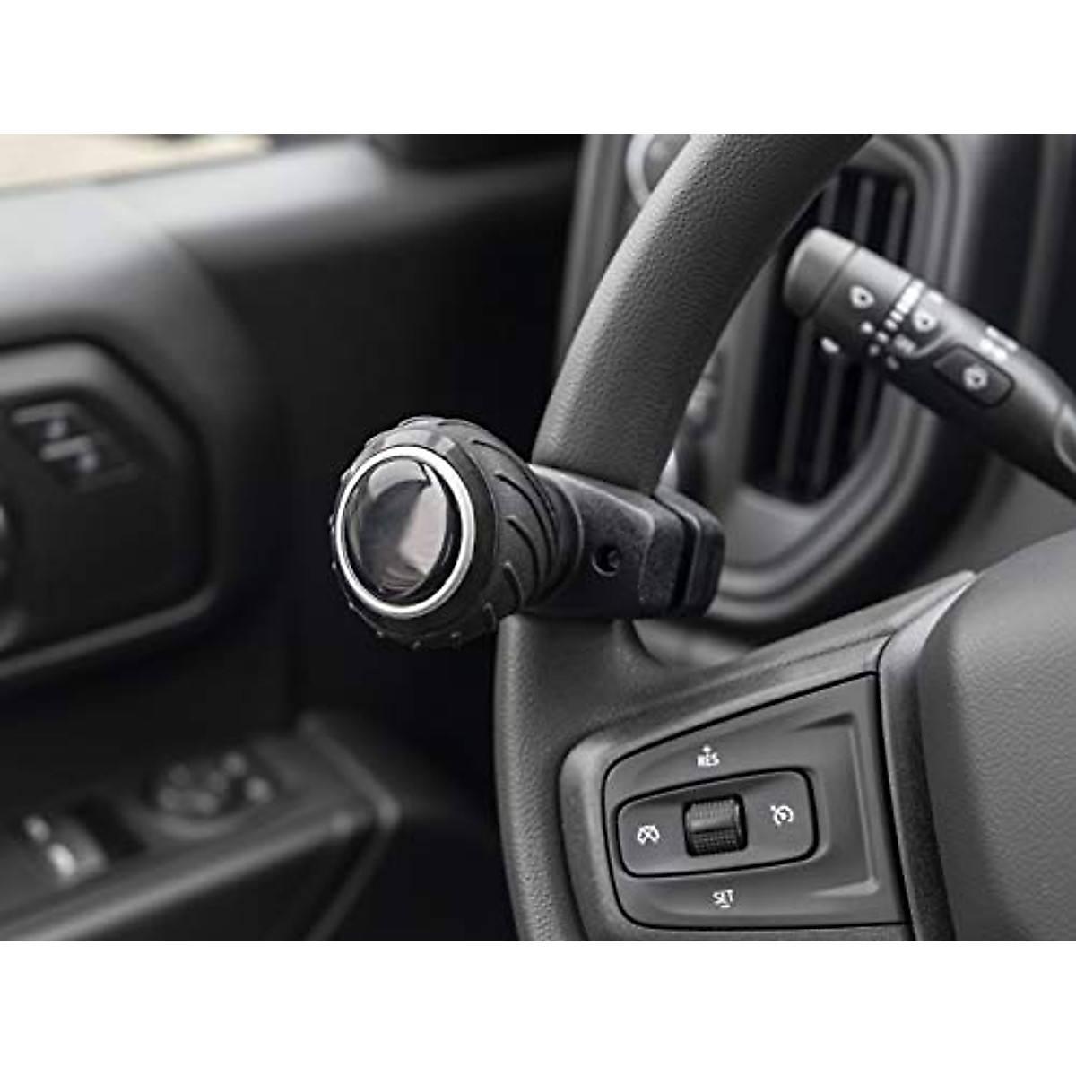 Deluxe Steering Wheel Power Handle Spinner Knob - Universal Steering Wheel Fit for Cars, Trucks, Tractors, Mowers, Forklifts, etc