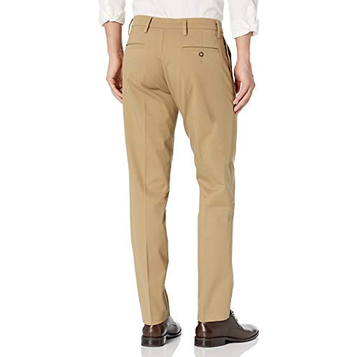 Dockers Men's Straight Fit Workday Smart 360 Flex Pants (Regular and Big & Tall), New British Khaki, 36W x 30L