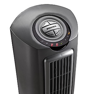 Lasko 2535 52" Oscillating Pedestal Fan, 52 Inch, Silver Gray