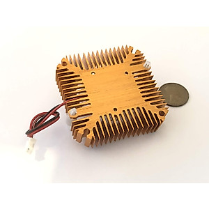2 Pieces copper 12v 55mm 2PIN Aluminum Cooling Fan Heatsink Cooler VGA CPU A8
