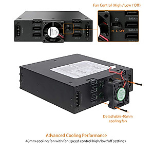 Icy Dock MB996SK-6SB bk | Version of MB996SP-6SB with keylocks