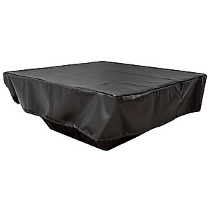 Hearth Products Controls HPC Fire Black Vinyl Fire Pit Cover (FPC-60SQ), Square, 60x60-Inch