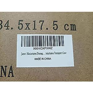 Jucoci Miniatures Storage Case Miniatures Transport Case