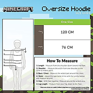 Minecraft Fleece Hoodie Blanket for Kids and Teenagers One Size Kids Fleece Poncho with Sherpa-Lined Hood Gifts for Gamers (Light Green)