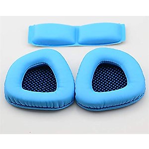 1 Set of Ear Pads Headband Pillow Cushion Earpads Foam Replacement Earmuff Covers Cups Compatible with Sades A60 A 60 Headset Earphones Headphones