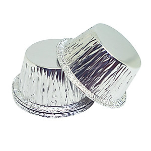 MYStar 2.6" Disposable Aluminum Foil, Mini Cupcake/Muffin Baking Cups, Pack of 150