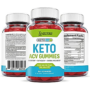 Keto 24/7 ACV Gummies 1000MG with Pomegranate Juice Beet Root B12 60 Gummys