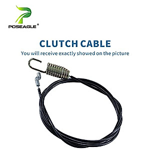 POSEAGLE 2 Pack 946-04229B Drive Clutch Cable Replaces MTD 746-04229 746-04229B 946-04229, Oregon 46-032 for Many 2-Stage Snow Throwers (2005–2012)