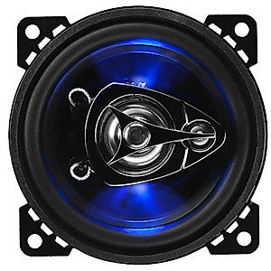 BOSS Audio Systems BE423 4 Inch Car Speakers - 225 Watts of Power Per Pair, 112.5 Watts Each, Full Range, 3 Way, Sold in Pairs