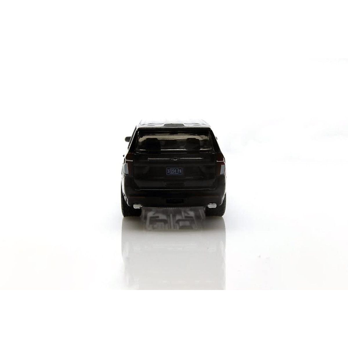 ModelToyCars 2021 Chevy Tahoe Police Pursuit Vehicle, Black - Greenlight 30342 - 1/64 Scale Diecast Car