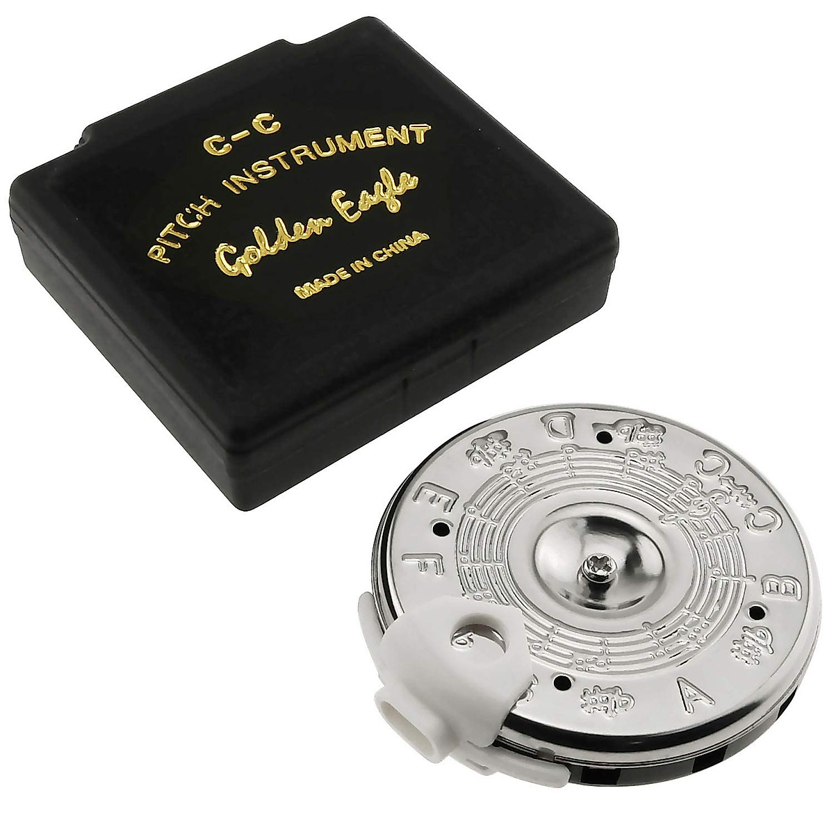 E-outstanding C-C Pitch Pipe 13 Tones Pitch Pipe 13 Note Pitch Pipe Tuner for Guitar, Erhu,Pipa,Banhu,Liuqin,Zhongruan, Violin