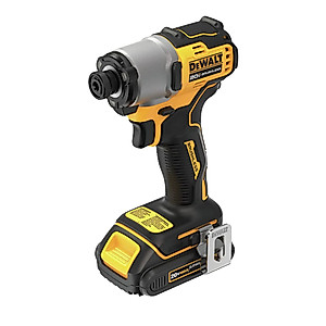 DEWALT 20V MAX* 1/4 in. Brushless Cordless Impact Driver Kit (DCF840C2)