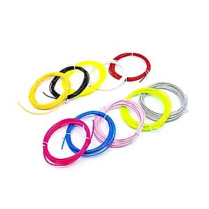 SCRIB3D 3D Printing Pen PLA Plastic Filament Refill Pack (10 Assorted Colors, 10 Feet Each)