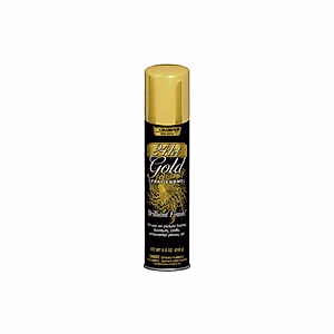 Chase 8-1/2-Ounce Brilliant Finish Metallic Spray Enamel, 24-Karat Gold