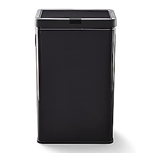 WILDKASH 13.7gal Stainless Steel Touchless Kitchen Garbage Can, Suitable for Home, Kitchen, Living Room, Bedroom, Office, Etc, Black