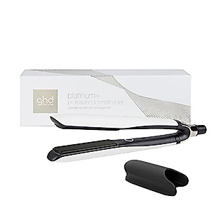 ghd Platinum+ Styler - 1" Flat Iron, Professional Performance Hair Styler, Ceramic Flat Iron, Hair Straightener, White