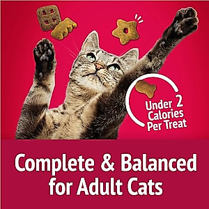 Purina Friskies Cat Treats, Party Mix Mixed Grill Crunch - (Pack of 10) 2.1 oz. Pouches