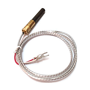 36" 750mv Thermopile Replacement Part Number 60125501，h5882，60J79,60J7901，R942，2103-512 for Heat Glo Heatilator,Fireplace Thermopile Replacement Fireplace,Stove Accessories