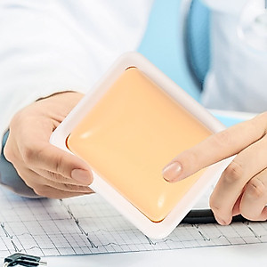 Baluue Intramuscular Injection Pad Silicone Injection Training Pad for Nurse Medical Students Training Practice Pad Doctor Educational Supplies