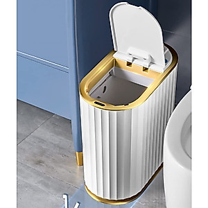 UXZDX Aromatherapy Smart Trash can Bathroom Toilet Desktop Smart Sensor Garbage Bin with Aromatherapy Freshenern