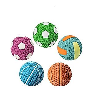 NC Popular Dog Toy Latex Rugby Tennis Dog bite Vocal Ball pet Toy