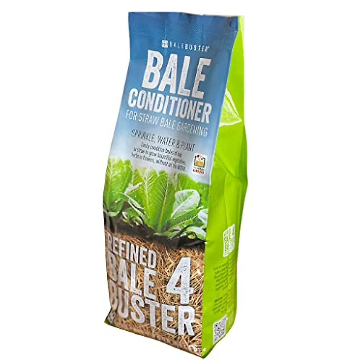 BaleBuster4 Four Bale Conditioning Formula for Preparation of a Straw Bale Garden for Planting a Vegetable Garden