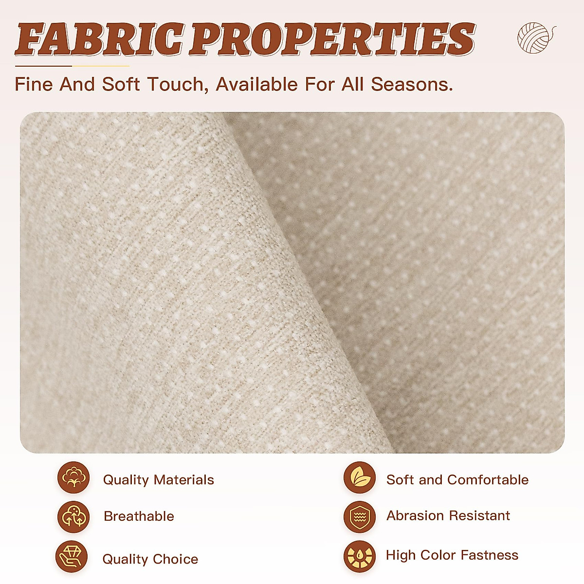 Focuprodu Bench Cushions. Non-Slip Pile Bench Cushion for Indoor and Outdoor in Multiple Scenarios.36x14 Inch Bench Cushion Ideal Cushion for Benches, Sofas and Raised Windows. (36x14x4, Beige)