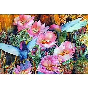 CafePress Hummingbirds And Cactus Mug Ceramic Coffee Mug, Tea Cup 11 oz