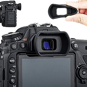 Soft Silicon Camera Viewfinder Eyecup Eyepiece Eyeshade for Nikon D780 D750 D610 D600 D7500 D7200 D7100 D7000 D5600 D5500 D5300 D5200 D5100 D5000 D3500 D3400 D3300 Replaces DK-21 DK-28 DK-25 24 23 20
