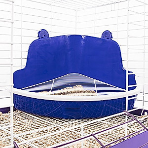 Ware Manufacturing Plastic Scatterless Lock-N-Litter Bigger Pet Pan, Jumbo - Colors May Vary