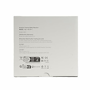 YOTON Portable 2.4" Baby Monitor YB01 with Camera and Audio, Auto Night Vision, 2-Way Talk,Temperature Monitor and 8 Lullabies VOX Mode,for Pet,Plug & Play