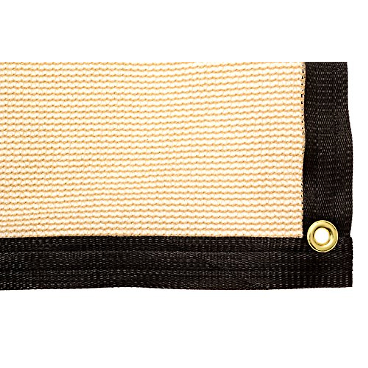 Be Cool Solutions 70% Brown Outdoor Sun Shade Canopy: UV Protection Shade Cloth| Lightweight, Easy Setup Mesh Canopy Cover with Grommets| Sturdy, Durable Shade Fabric for Garden, Patio & Porch 6'x12'