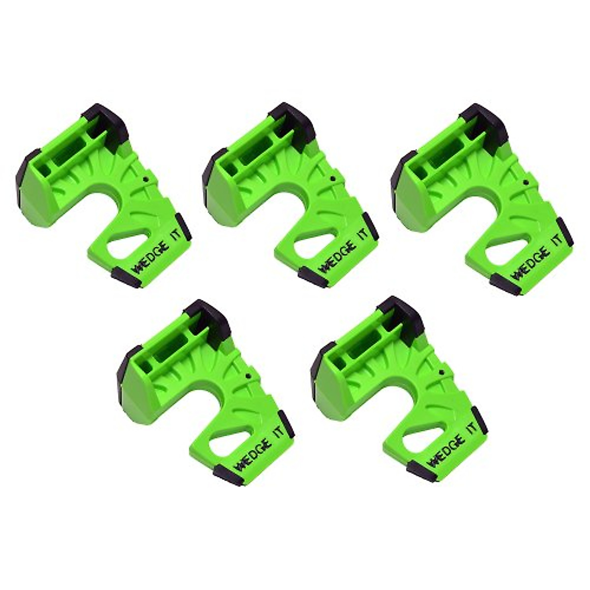 Wedge-It - The Ultimate Door Stop - Lime Green (5 PACK)