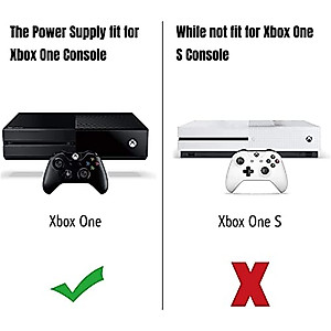 Power Brick for Xbox One, X1, Lyyes Power Supply AC Adapter Replacement Charger